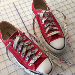 DIY Fabric Shoelaces - Sewing With Scraps