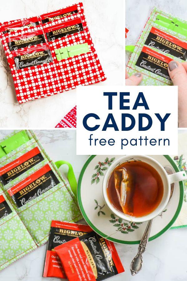 Travel Tea Bag Caddy | Free Pattern - Sewing With Scraps