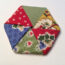 Easy Hexie Coasters | Free Pattern - Sewing With Scraps